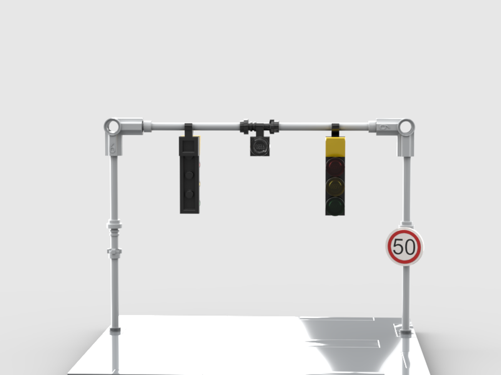 LEGO MOC road plate stop light by RightBrick | Rebrickable - Build with ...