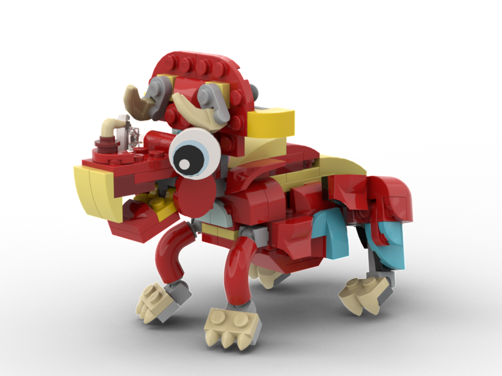 LEGO MOC 31145 Triceratops by zengogobrick | Rebrickable - Build with LEGO