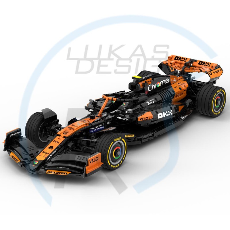 Lego Moc Mclaren F1 Mcl38 18 Scale By Lukas2020 Rebrickable Build