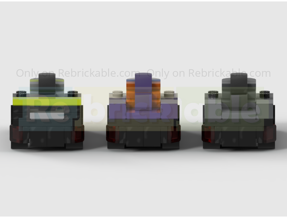 LEGO MOC Pack Of 3 Peugeot 9X8 Hypercar Racing Cars - Half Speed ...