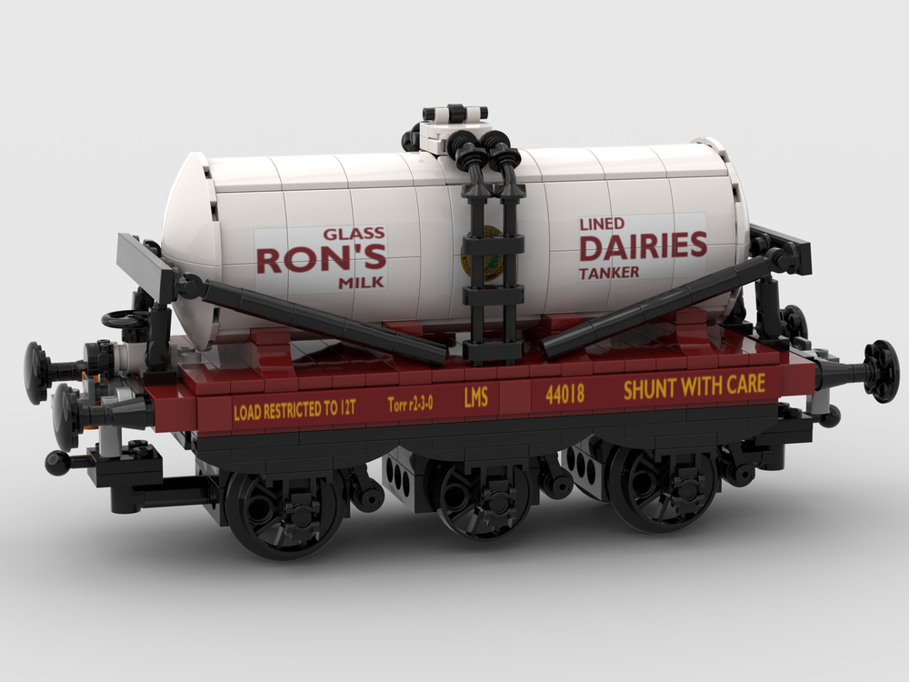 LEGO MOC LMS 6 Wheel Milk Tanker by JPCreations | Rebrickable - Build ...
