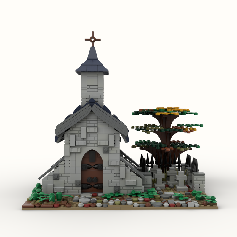 LEGO MOC Medieval chapel by AlessandroMaffioli | Rebrickable - Build ...
