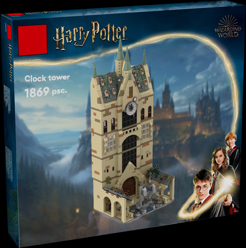 LEGO MOC Clock tower by Polokot | Rebrickable - Build with LEGO