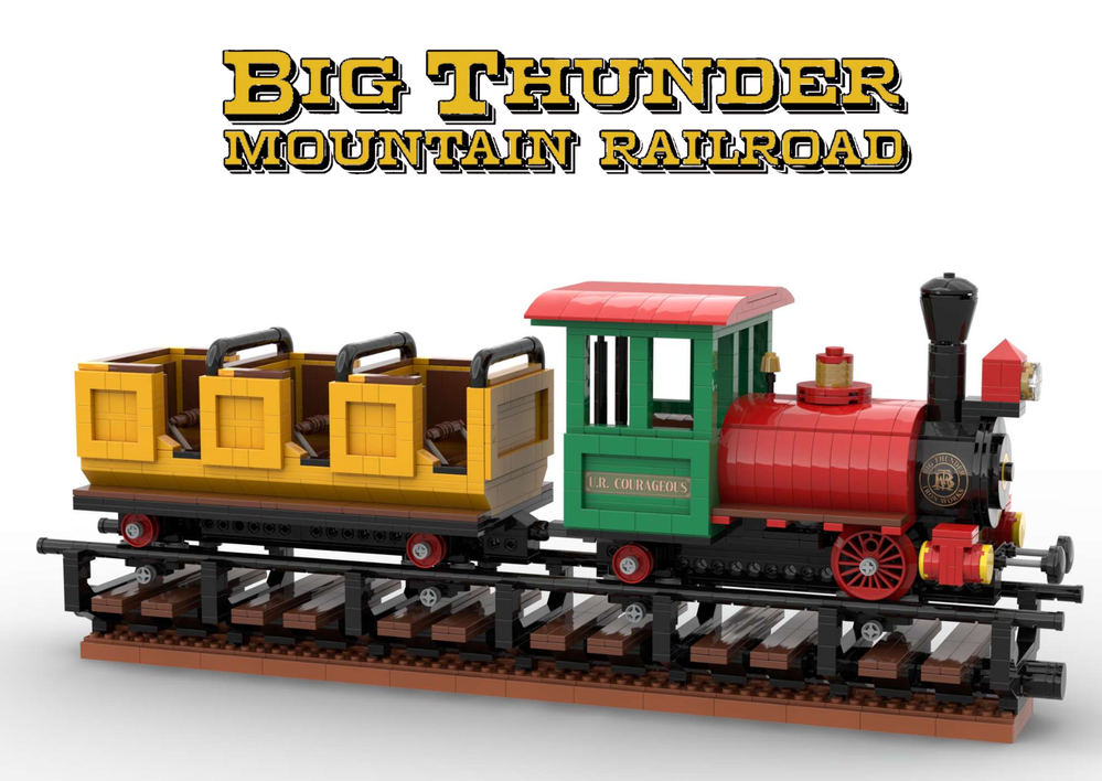 LEGO MOC ROLLERCOASTER -BIG THUNDER MOUNTAIN - USA by Coasters.bricks ...