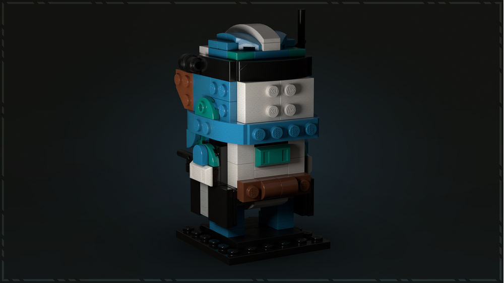 LEGO MOC Captain Tukk Brickheadz by MrStrafeMan | Rebrickable - Build ...