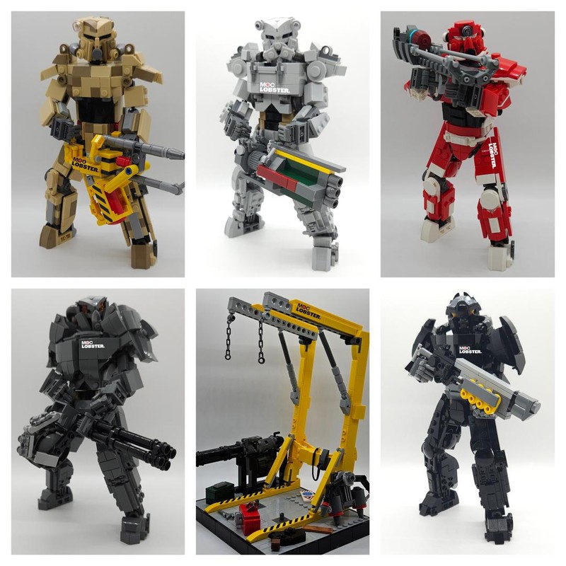 LEGO MOC Fallout: All Power Armor sets + Station Bundle by Moc_Lobster ...