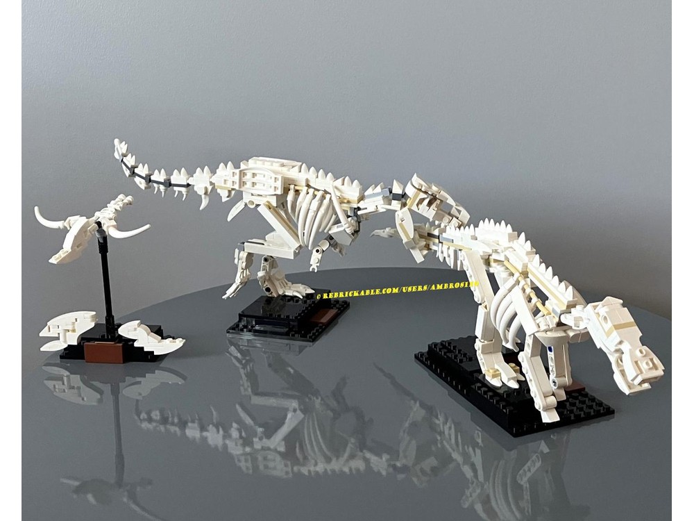 LEGO MOC 21320: real T. rex, Edmontosaurus & pterosaurs by Ambrosino ...