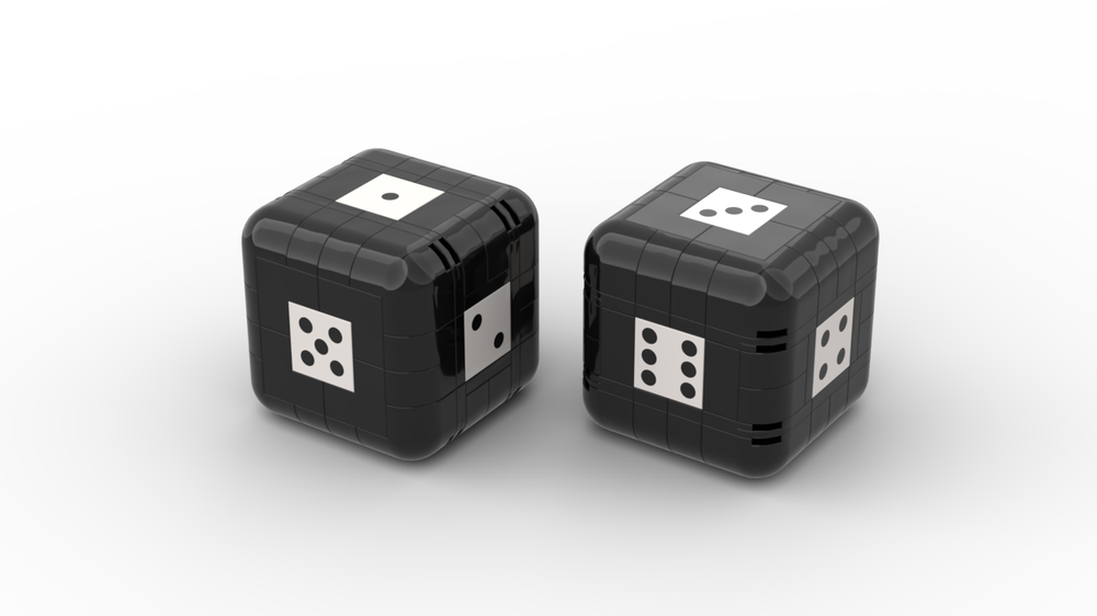 LEGO MOC Dice Cube by gubsters | Rebrickable - Build with LEGO