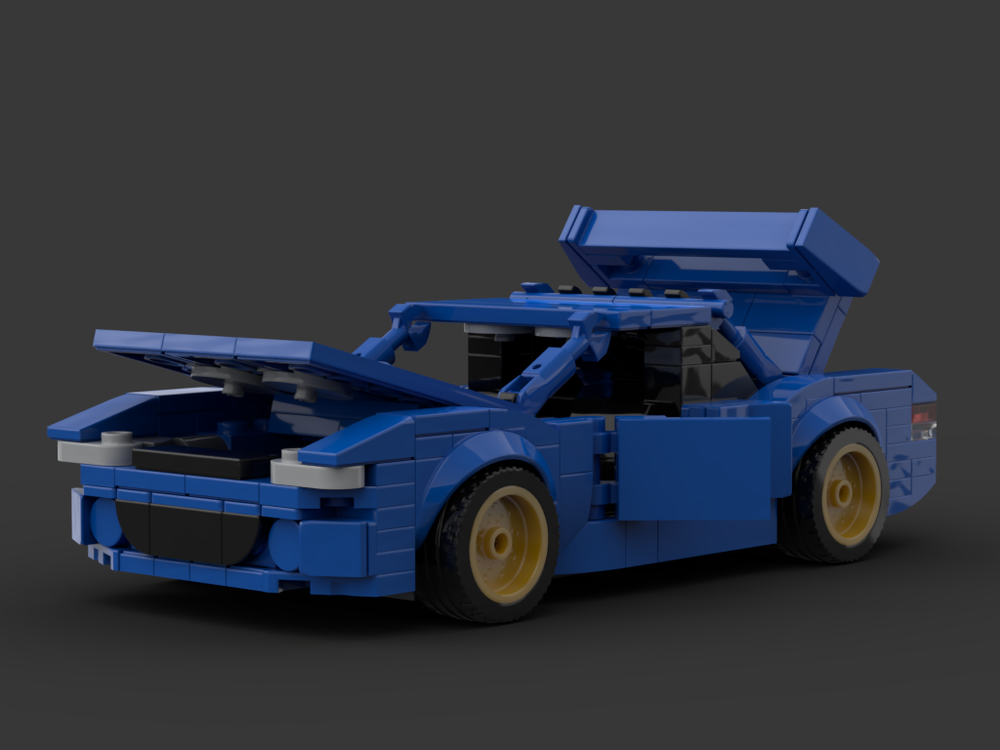 LEGO MOC Subaru WRX 22B by 6th gear | Rebrickable - Build with LEGO