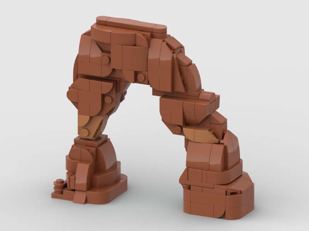 LEGO MOC Delicate Arch at sunset by ej76az | Rebrickable - Build with LEGO