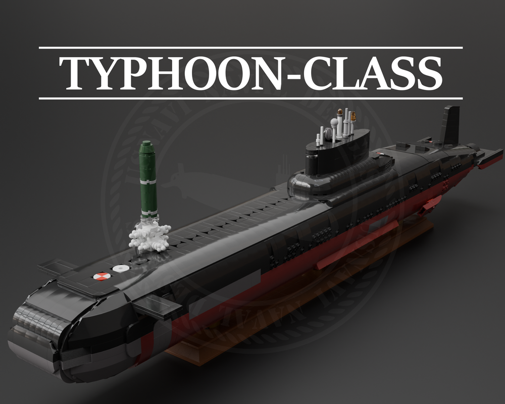 LEGO MOC Typhoon-class submarine by JREYDesigns | Rebrickable - Build ...