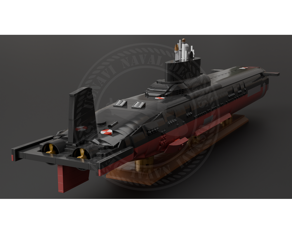 LEGO MOC Typhoon-class submarine by JREYDesigns | Rebrickable - Build ...