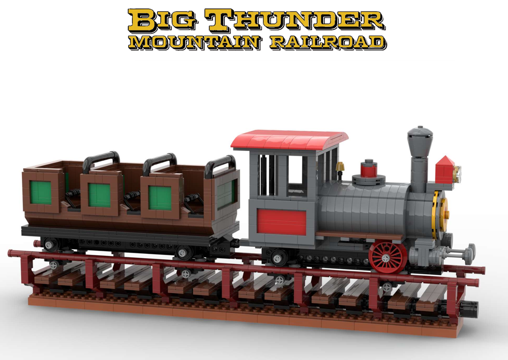 LEGO MOC ROLLERCOASTER -BIG THUNDER MOUNTAIN - DLP PARIS by Coasters ...