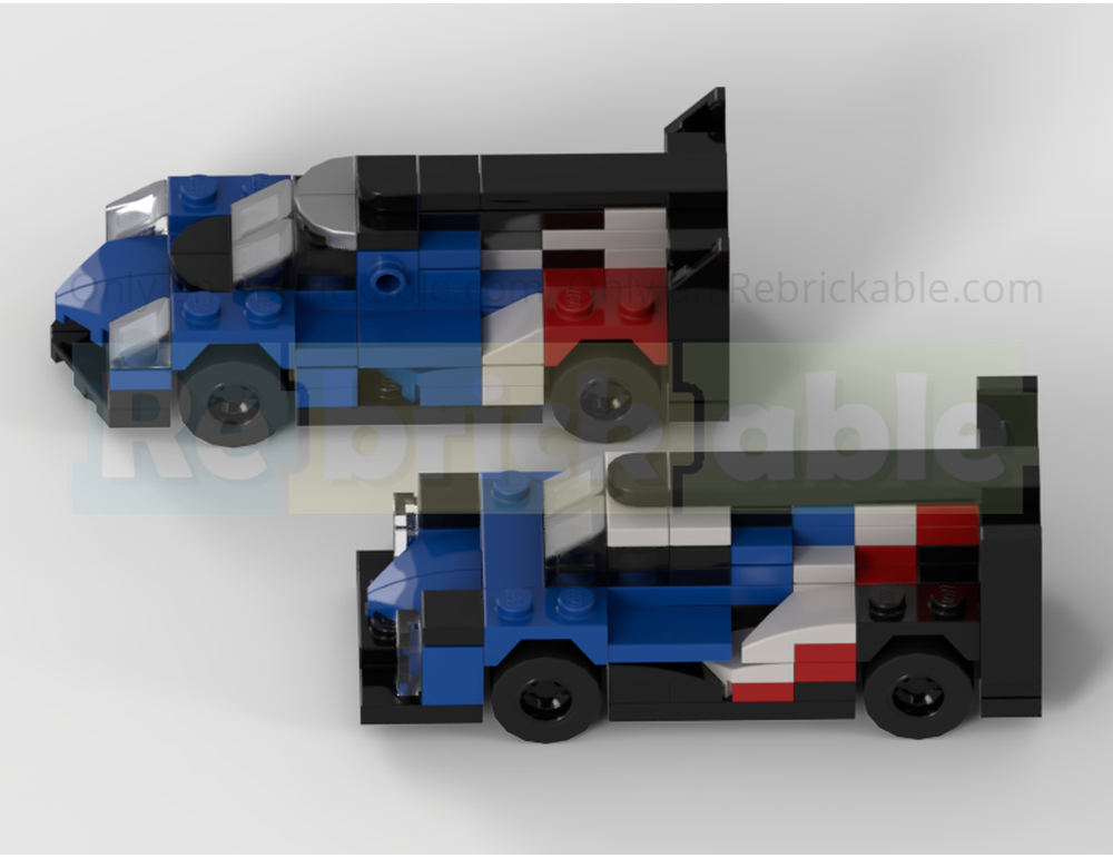 LEGO MOC-182987 Pair Of Alpine A424 & A480 LMDh Hypercar Racing Cars ...