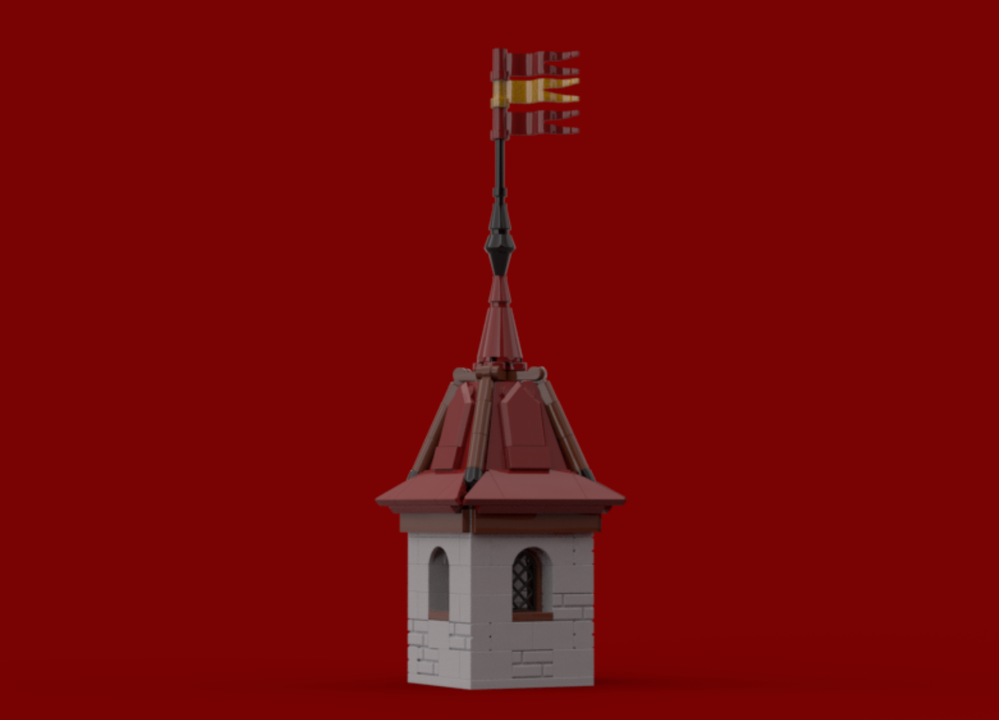 LEGO MOC Small Medieval tower / roof. by Gus Brick Universe ...