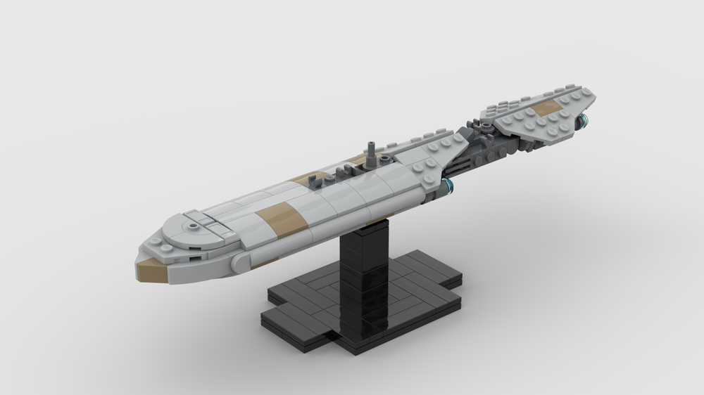 LEGO MOC 1:1455 MC30c Frigate by Kdapt-Preacher | Rebrickable - Build ...