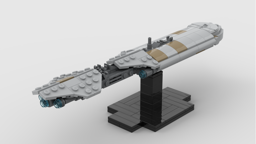 LEGO MOC 1:1455 MC30c Frigate by Kdapt-Preacher | Rebrickable - Build ...