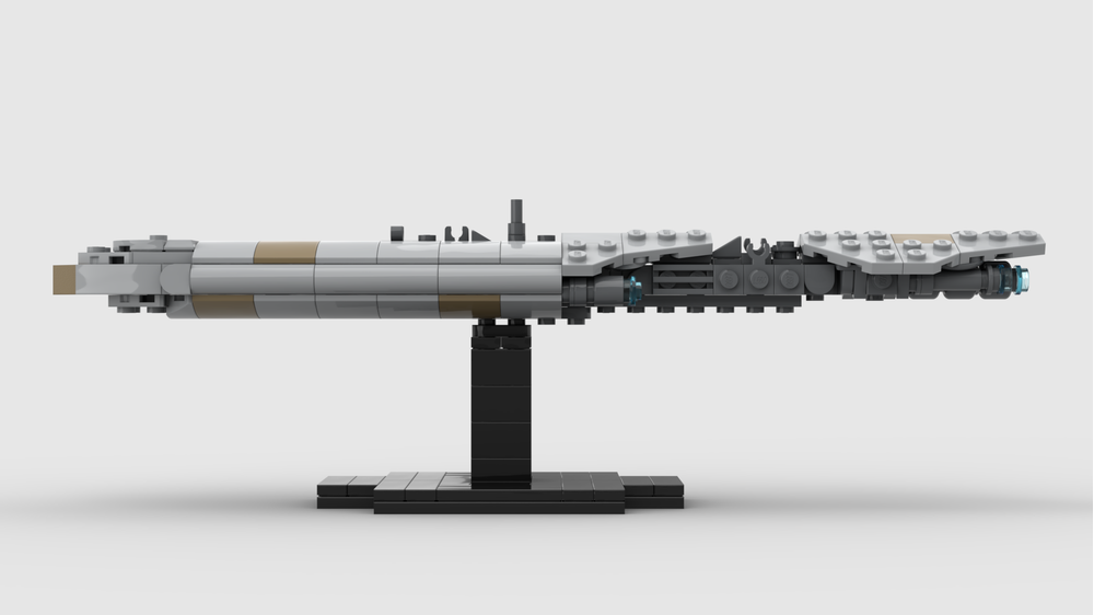 LEGO MOC 1:1455 MC30c Frigate by Kdapt-Preacher | Rebrickable - Build ...