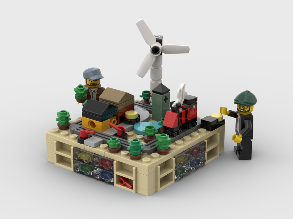 LEGO MOC Miniature city by BrickHappens | Rebrickable - Build with LEGO