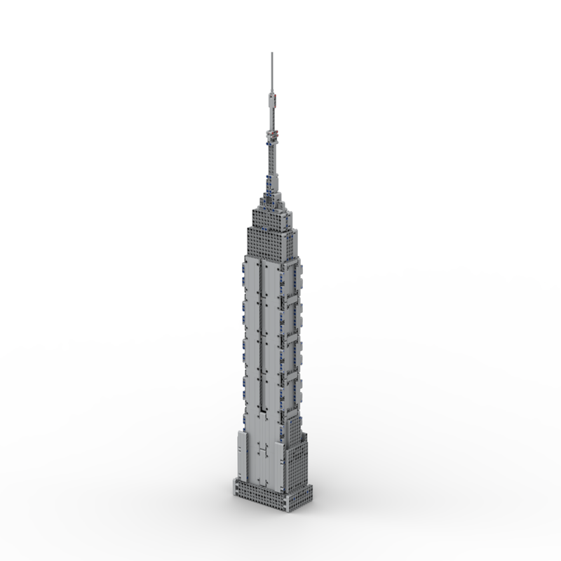 Lego Moc Empire State Building By I112358 Rebrickable Build With Lego