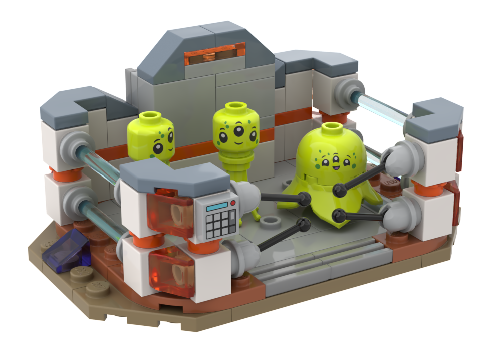 LEGO MOC Alien Containment by OrchardBuilds | Rebrickable - Build with LEGO