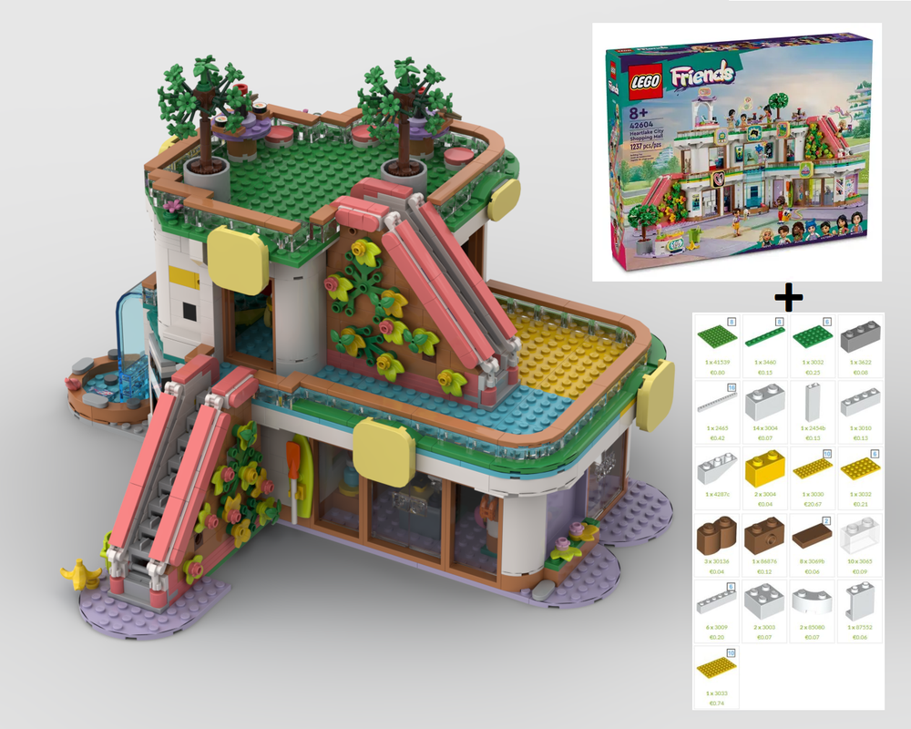 LEGO MOC 42604 Heartlake City Shopping Mall Kaufhaus MOC V1 by ...