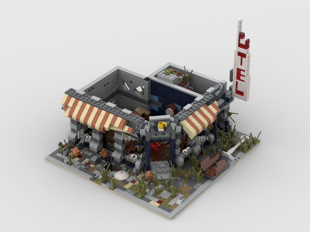 LEGO MOC lego set 10182 cafe corner apocalypse version by ...