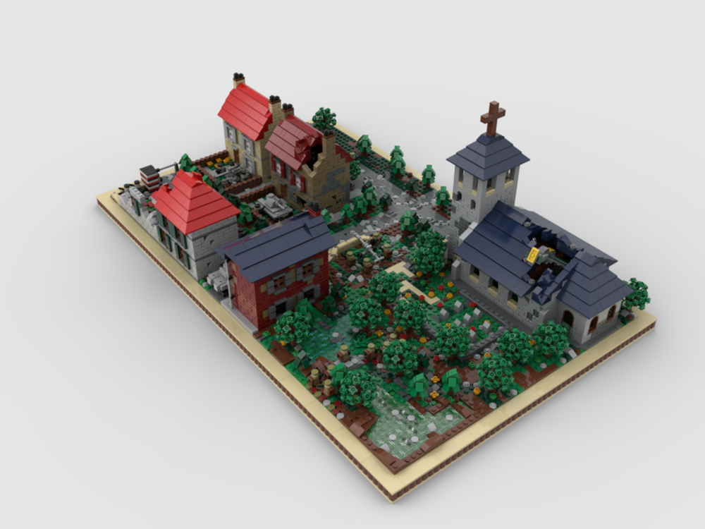 LEGO MOC microscale diorama ww2 by AlessandroMaffioli | Rebrickable ...