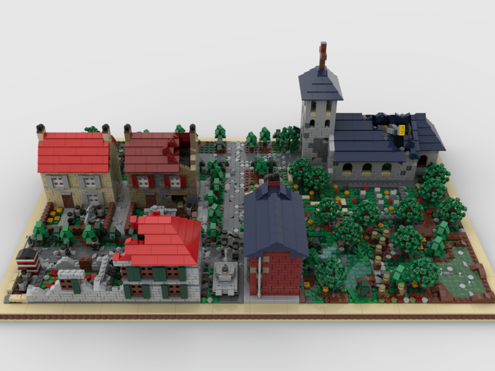 LEGO MOC microscale diorama ww2 by AlessandroMaffioli | Rebrickable ...