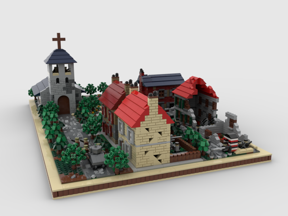 LEGO MOC microscale diorama ww2 by AlessandroMaffioli | Rebrickable ...