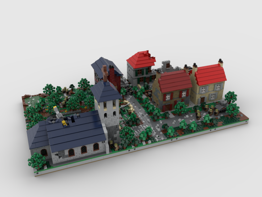 LEGO MOC microscale diorama ww2 by AlessandroMaffioli | Rebrickable ...