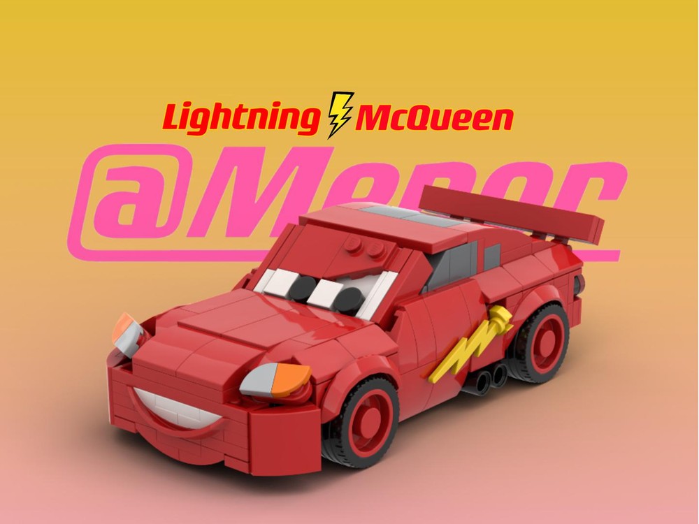 LEGO MOC Lightning McQueen(From Cars) by Menor | Rebrickable - Build ...