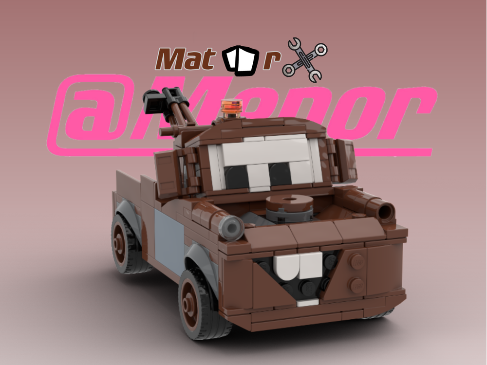 LEGO MOC Tow Mater(From Cars) by Menor | Rebrickable - Build with LEGO