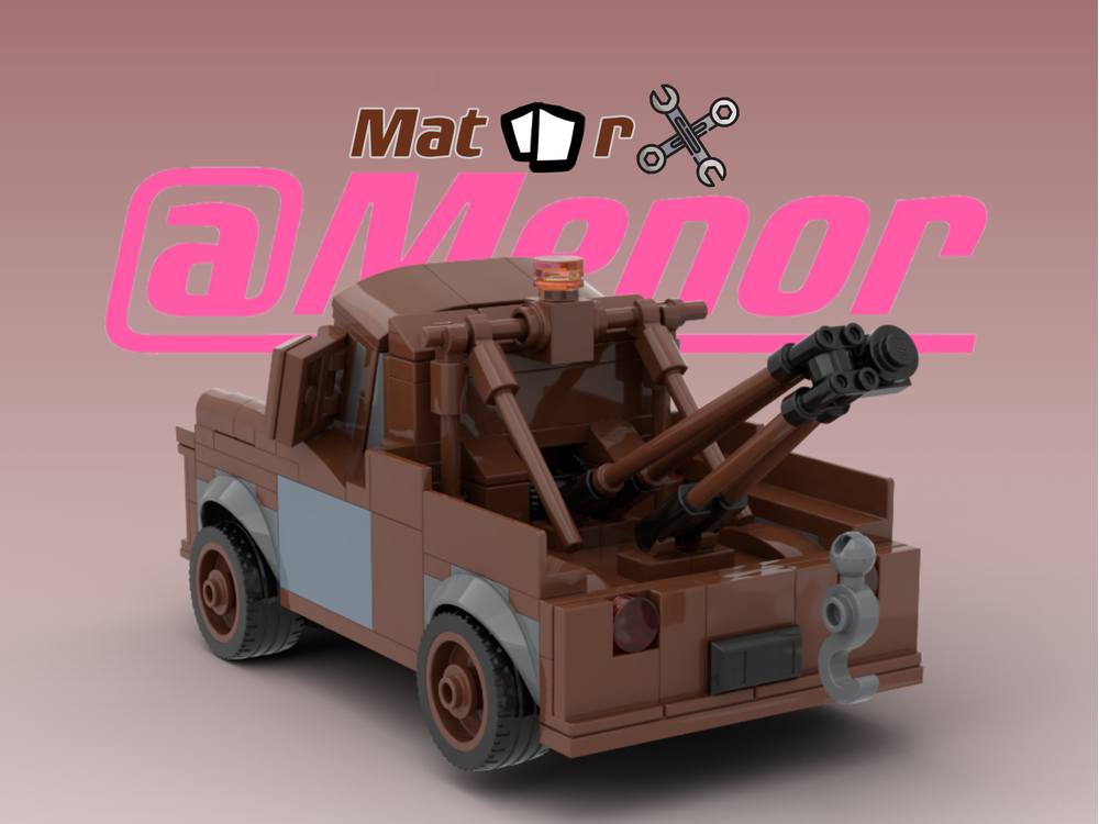 LEGO MOC Tow Mater(From Cars) by Menor | Rebrickable - Build with LEGO