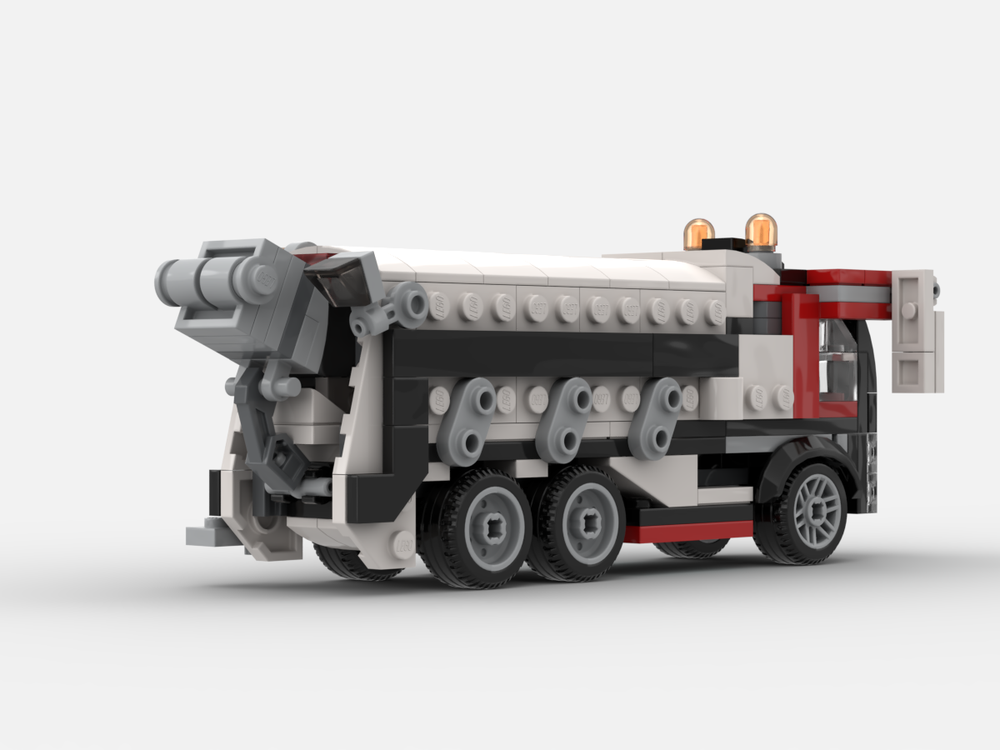 LEGO MOC Garbage Truck by BrickBash | Rebrickable - Build with LEGO