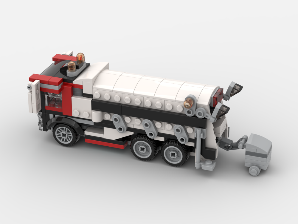 LEGO MOC Garbage Truck by BrickBash | Rebrickable - Build with LEGO