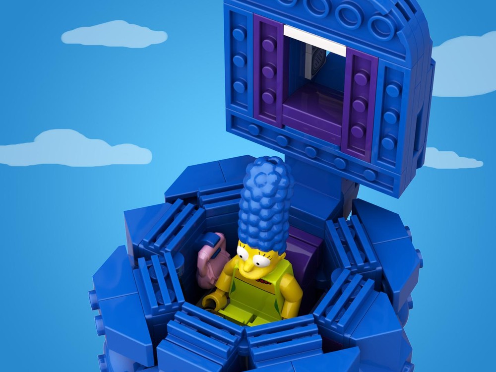 LEGO MOC Upscaled Minifigure Marge by Michelanlego | Rebrickable ...