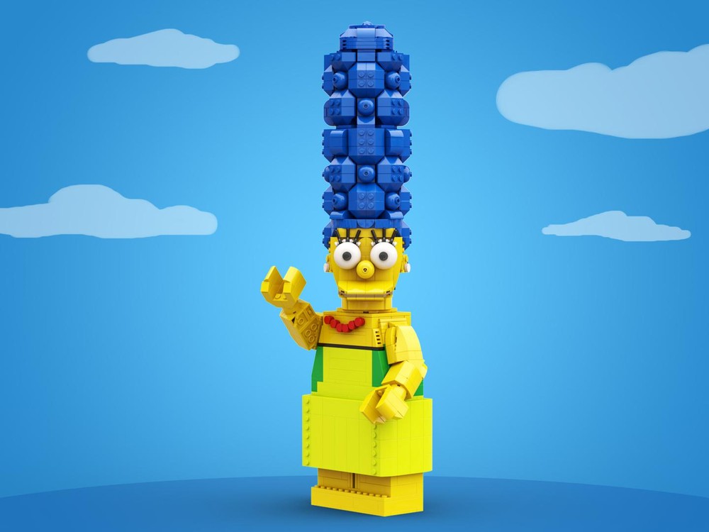 LEGO MOC Upscaled Minifigure Marge by Michelanlego | Rebrickable ...