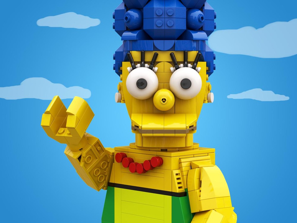 LEGO MOC Upscaled Minifigure Marge by Michelanlego | Rebrickable ...