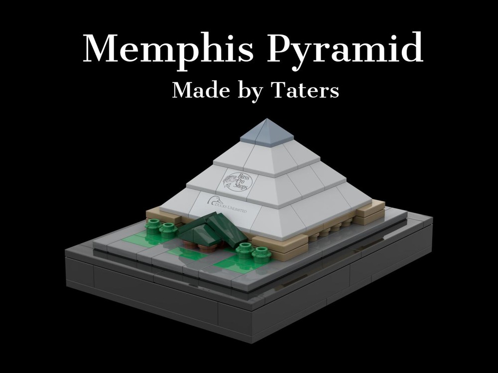 LEGO MOC Bass Pro Shops Pyramid|Memphis Pyramid by Taters | Rebrickable ...
