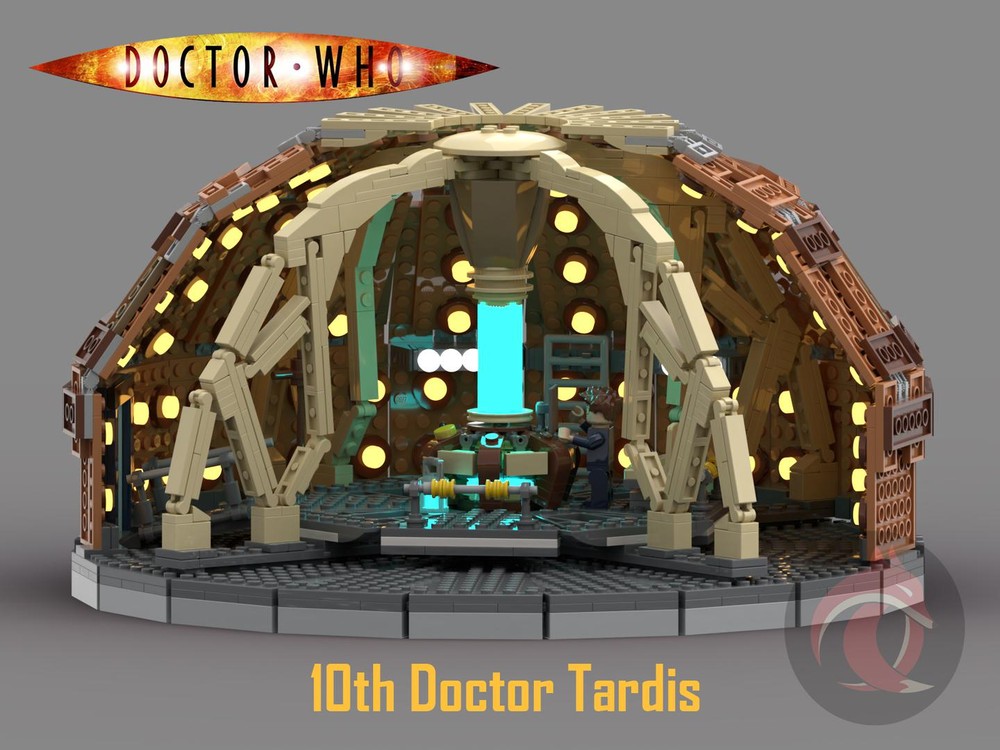 Lego Moc Doctor Who 10th Doctor Tardis By Hanilo Rebrickable Build With Lego
