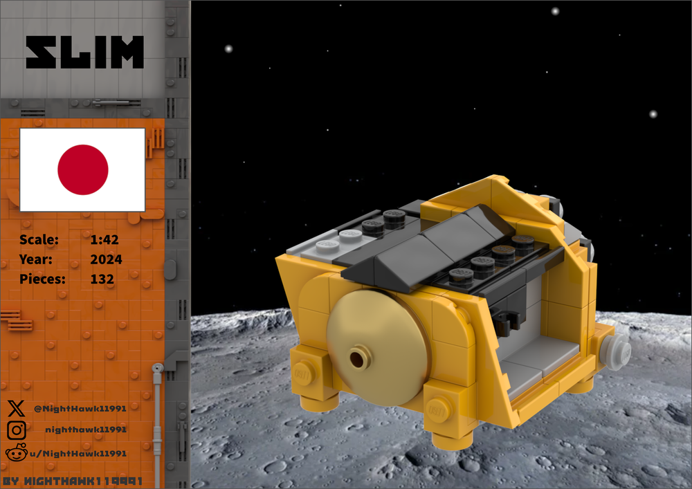 LEGO MOC SLIM Lander (Smart Lander for Investigation Moon) 1:42 by ...