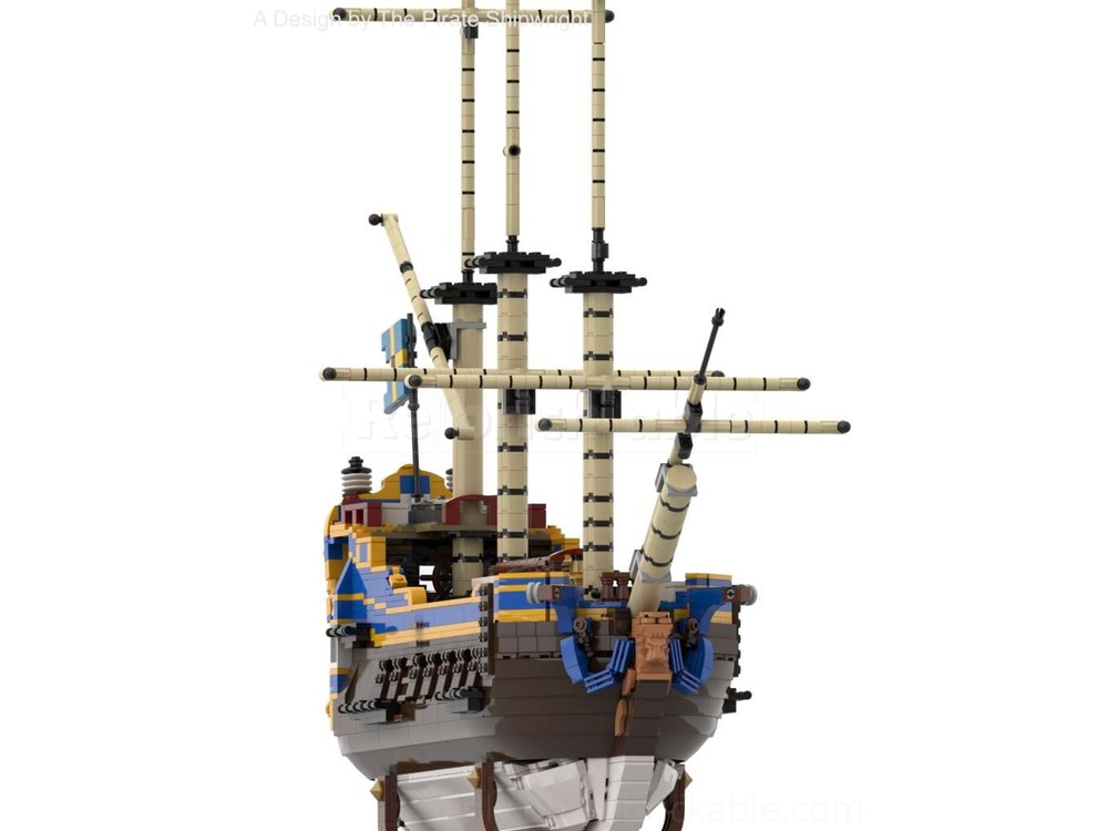 LEGO MOC The Ship Götheborg of Sweden | Historic Display Model by The ...