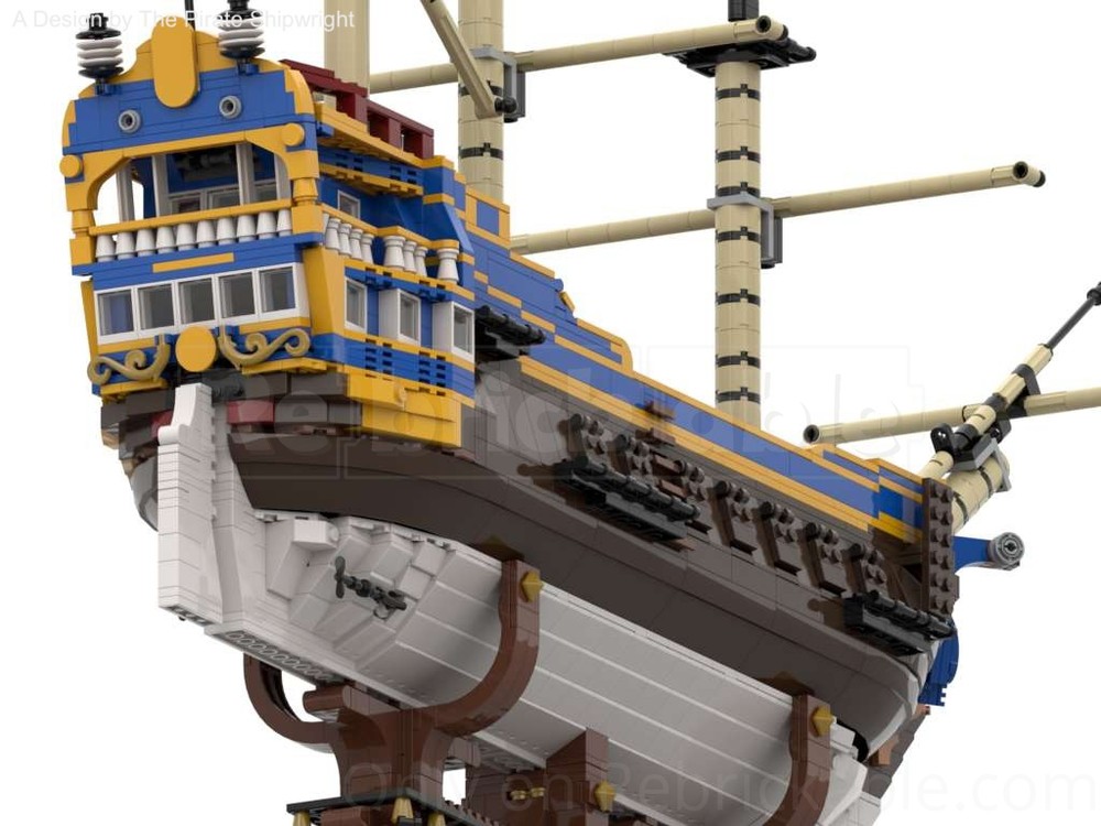 LEGO MOC The Ship Götheborg of Sweden | Historic Display Model by The ...