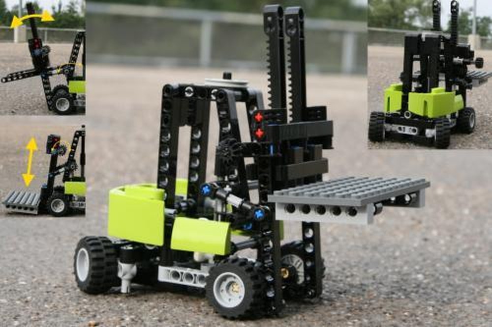 LEGO MOC Small Forklift by kennywest | Rebrickable - Build with LEGO