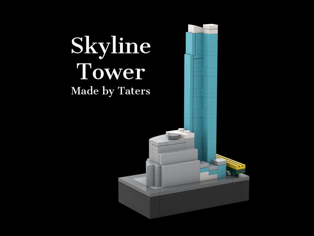 LEGO MOC Skyline Tower - NYC by Taters | Rebrickable - Build with LEGO
