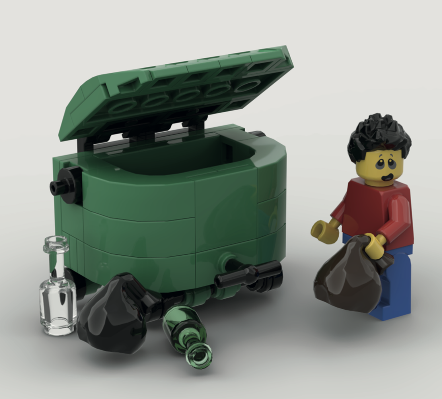 LEGO MOC-183212 Dumpster by satsok | Rebrickable - Build with LEGO