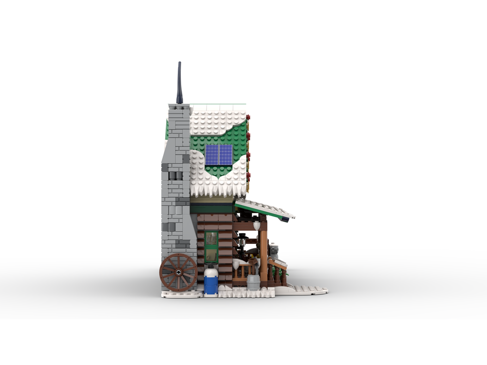 Lego Moc Winter Village Reindeer Ranch By Bigbobsbricks Rebrickable