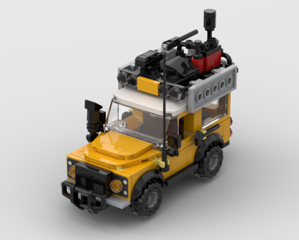 LEGO MOC Land Rover Defender Mod by Caroholic | Rebrickable - Build ...