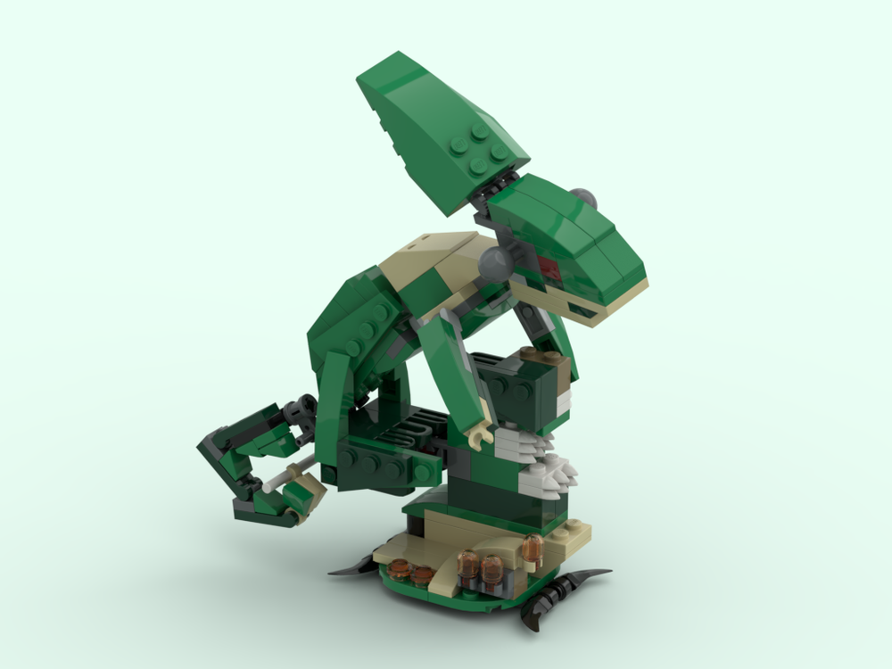 LEGO MOC cone-head chameleon by EVA001 | Rebrickable - Build with LEGO